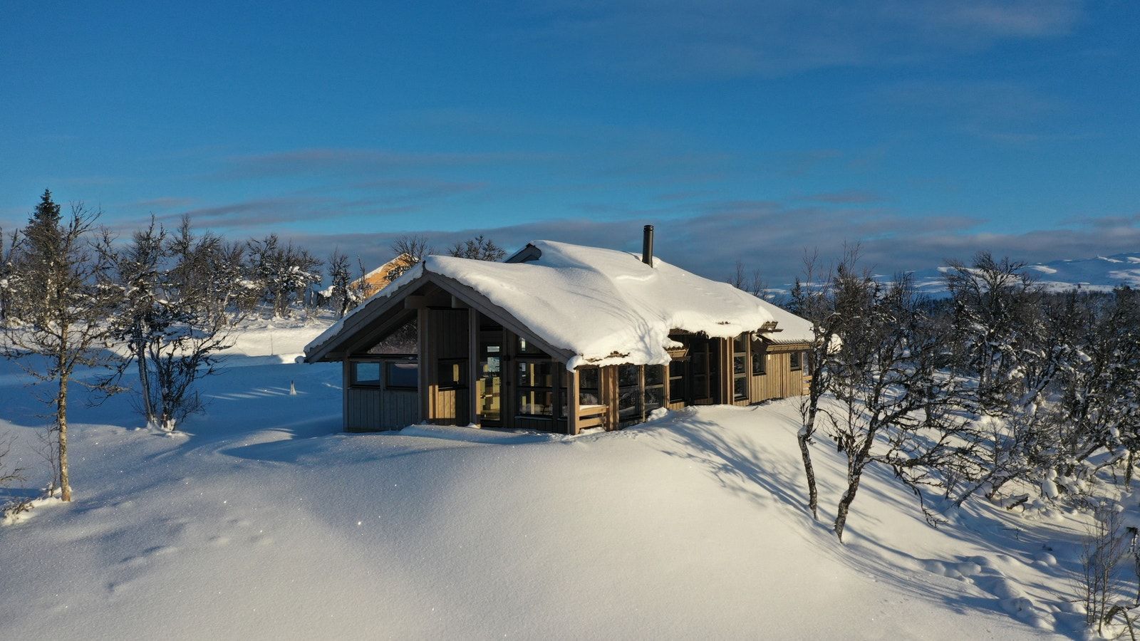 Hedda Cabin on Open and Sunny Plot at Lenningen near Langsua National ...