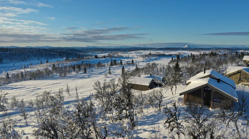 Hedda Cabin on Open and Sunny Plot at Lenningen near Langsua National ...